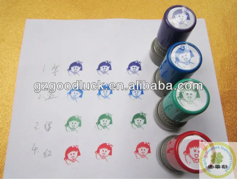 Quality Control Self-Inking Round Stamp - Ideal for Notaries and ...