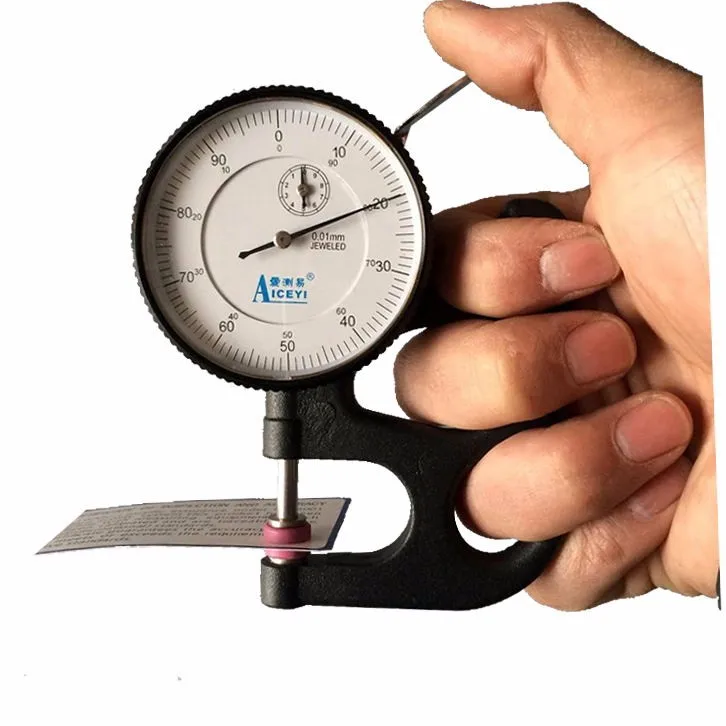 Portable Digital Micron Thickness Gauge Dial Indicator Thickness Gage ...