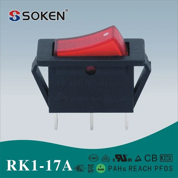 Kema Keur Interruptor 16a 250vac Cqc T100/55 Rocker Switch - Buy 250vac ...