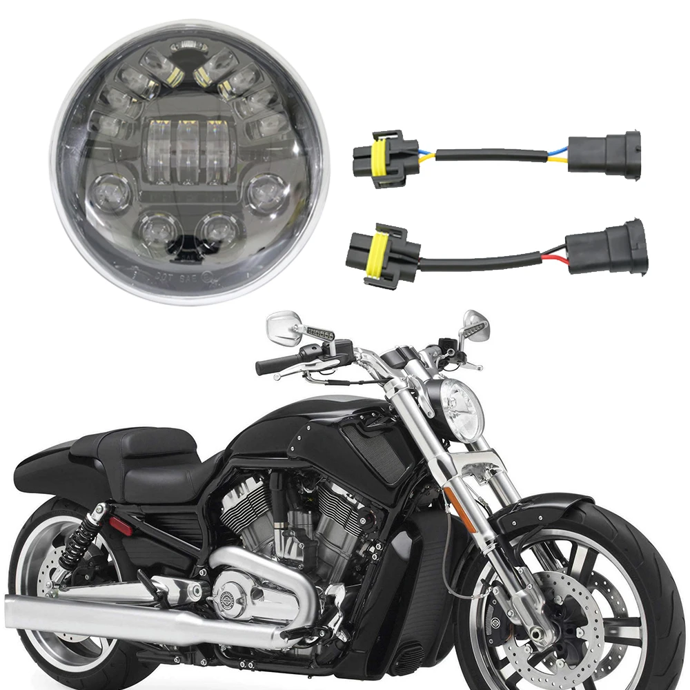 Newest V Rod Vrod Headlight For Harley Motorcycle Parts Led Headlight ...