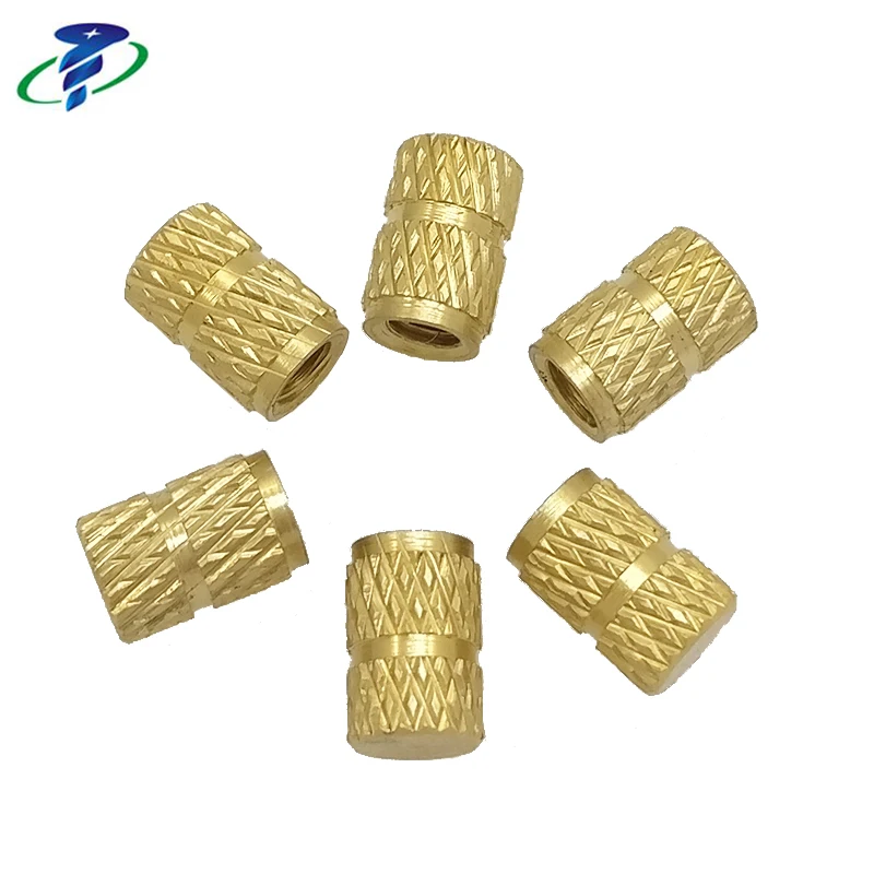 Brass Round Head Knurled Insert Nut For Plastics/rubber - Buy Insert ...