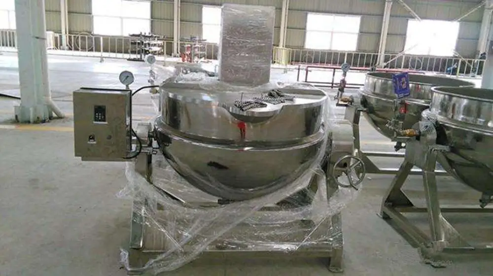 Tilting Jacketed Kettle Jacketed Cooking Pot Steam Tiltable Kettle ...