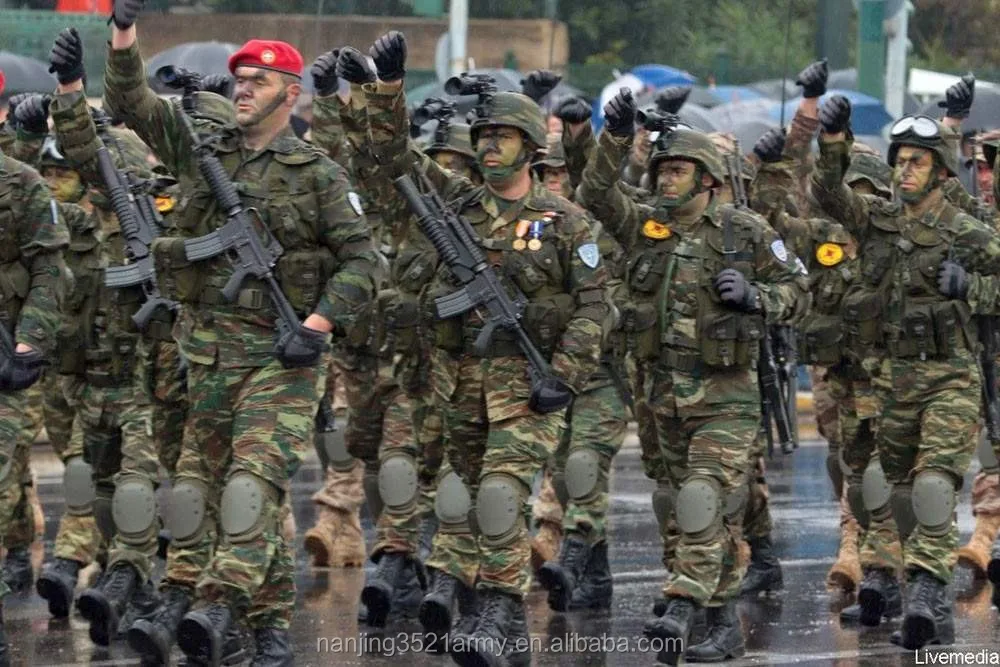 Greek Army / Hellenic Lizard Camouflaged Cvc 80/20 Bdu Army Camouflage ...