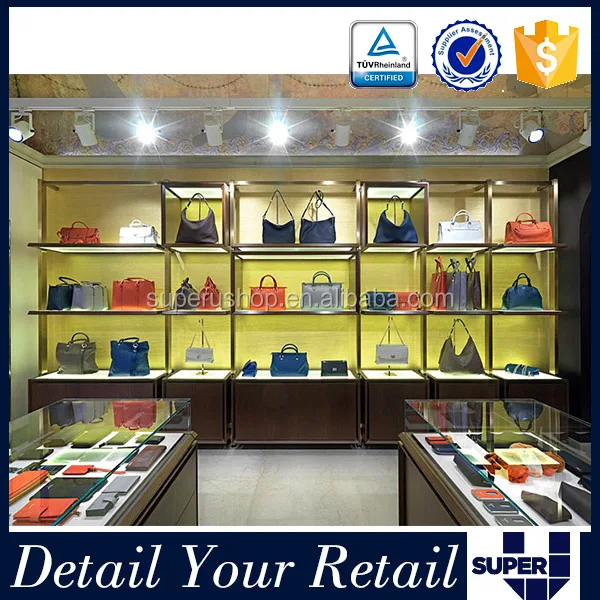 Handbag Retail Store Shop Display Unit Handbag Racks Furniture Display ...
