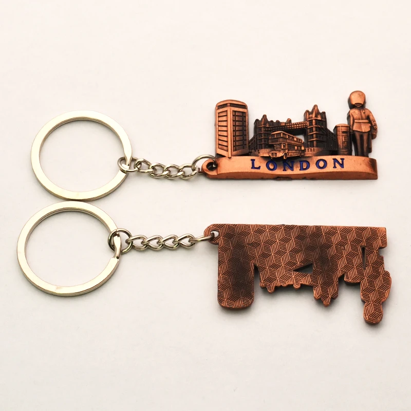 London Tower Bridge Tourist Souvenir Personalized Custom Keychain Key ...