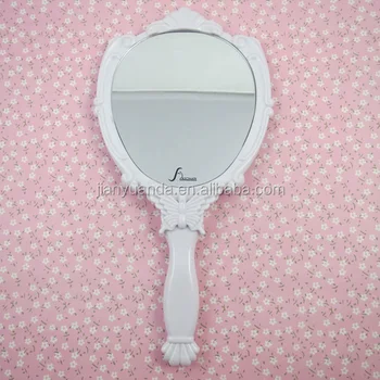 Personalized Hand-held Makeup Mirror - Buy Plastic Foldable Hand Mirror ...