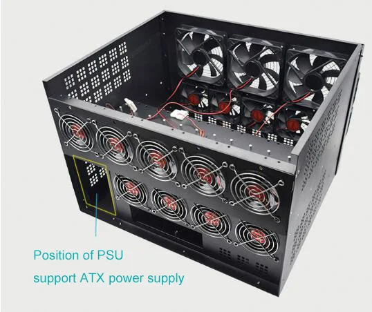 Customized 6gpu 7u Rackmount Mining Server Case Chassis - Buy 7u ...