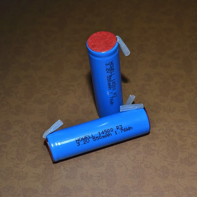 14500 3.2v Lifepo4 Battery 3.2v 500mah Ifr 14500 Battery 14500 Lifepo4 ...