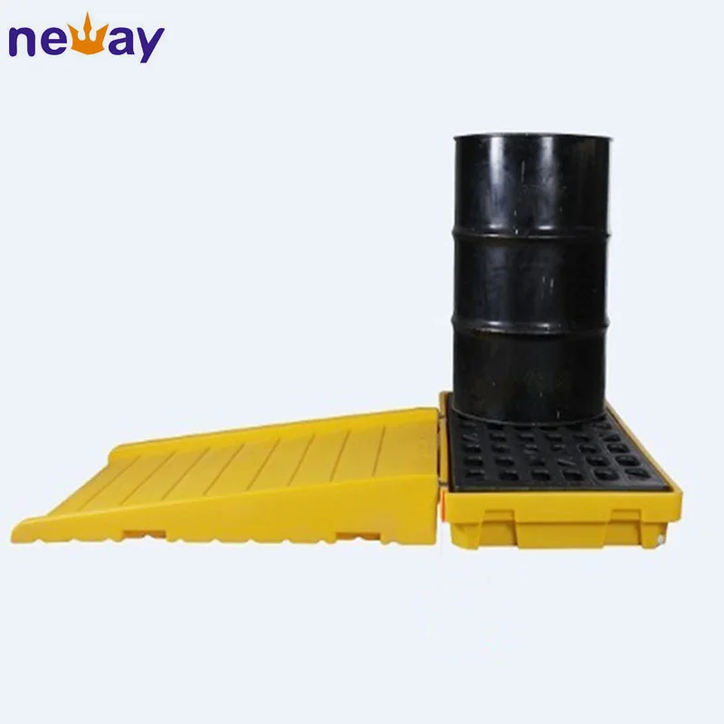 Hdpe Plastic Drum Spill Containment Pallet Slope - Buy Pallet Ramp ...