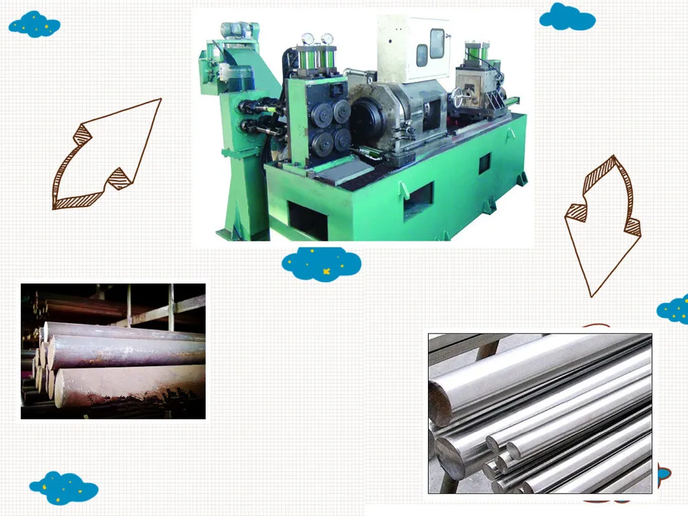 Cnc Steel Round Bar Peeler Machine - Buy Steel Bar Peeling Machine ...