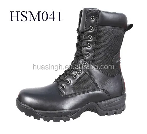 Lxg,Uk Market Popular Strong Grip Combat Boots With Side Zipper ...