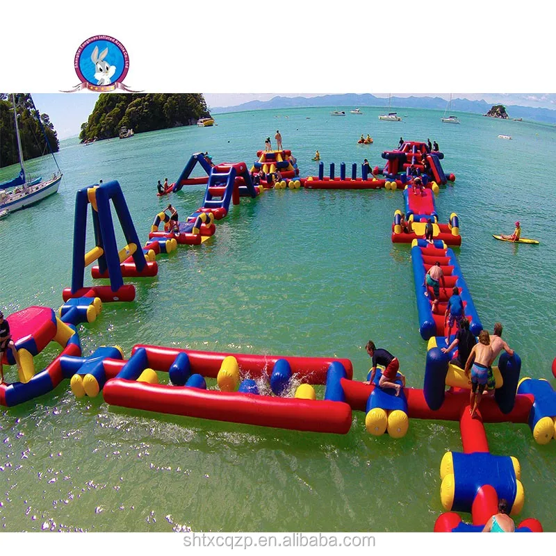 Inflatable Floating Water Park - Fun for All Ages
