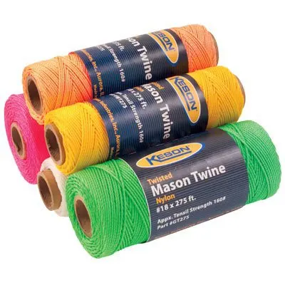 Twisted Nylon Twine/rope Multi-purpose Mason Line Many Uses Ideal For Boating,Building And ...