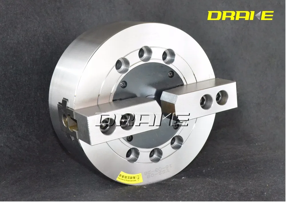 DRAKE Solid Center Hydraulic Power Lathe Chuck 2 Jaw 200mm