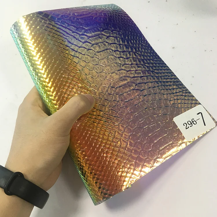 New Colorful Holographic Pvc Film Beautiful Snake Pvc Film Sheet For ...