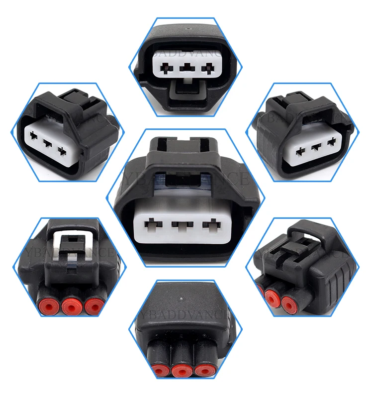 3 Way Female Housing Repair Connector for Toyota 90980-10981
