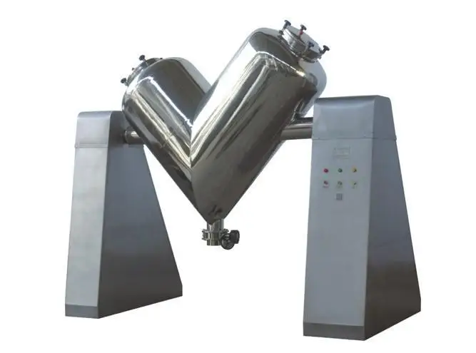 High Quality V Type Lab Dry Indpowder Mixing Machine//high Efficiency ...