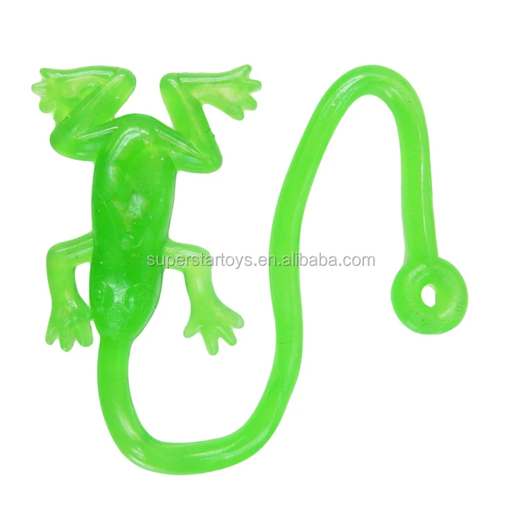 2020 Novelty Promotional Tpr Plastic Sticky Frog Yoyo Toys Sticky Wall ...
