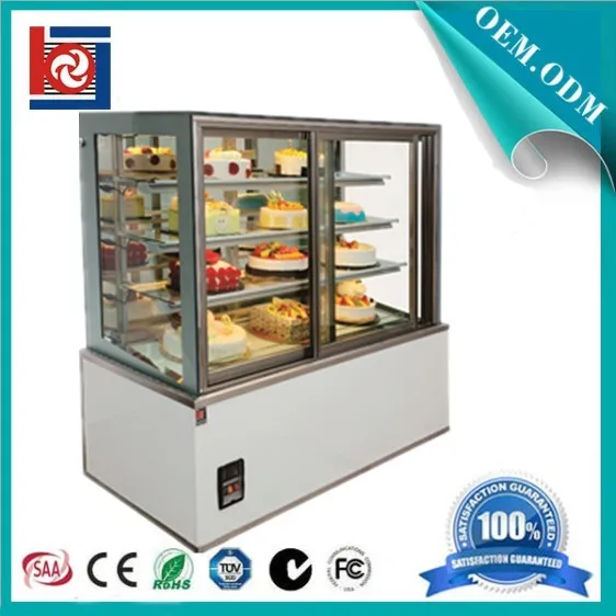 Pastry Chocolate Cake Fan Cooling Cooled Refrigerated Cabinet Display ...