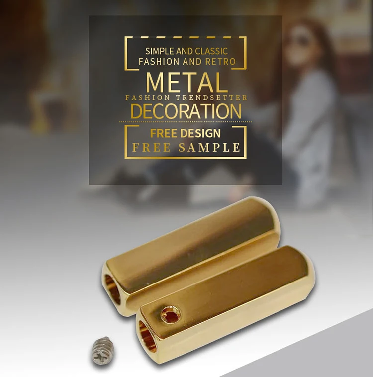 Fashion Shoe Accessory Lace Tips Decorative Metal Aglet For Silicone ...