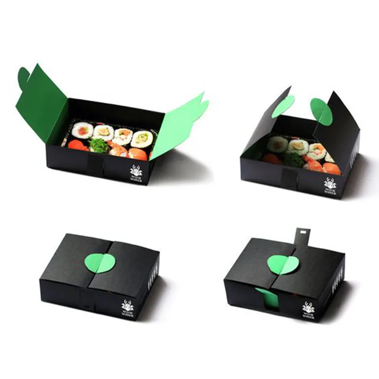 Custom Design Paper Sushi Box For Takeaway Sushi Packaging - Buy ...