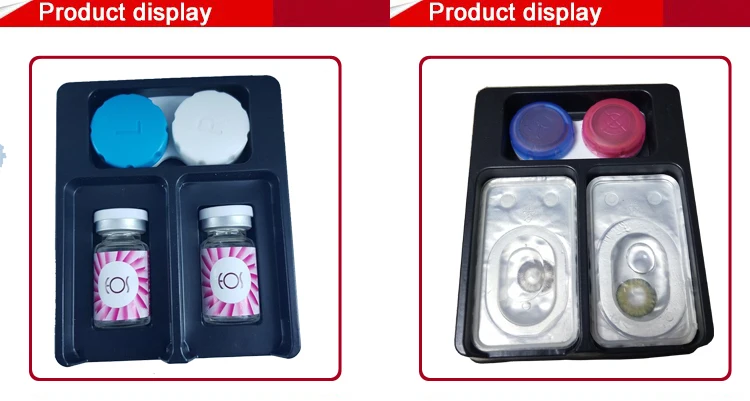 Custom Soft Cosmetic Lens Paper Box,Blister Paper Packaging,Vial Boxes ...