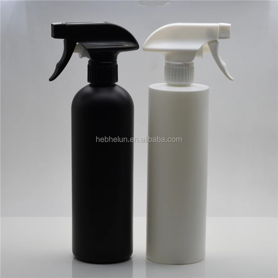 In Stock 500ml Black Pe Detergente Trigger Spray Plastic Bottles For ...