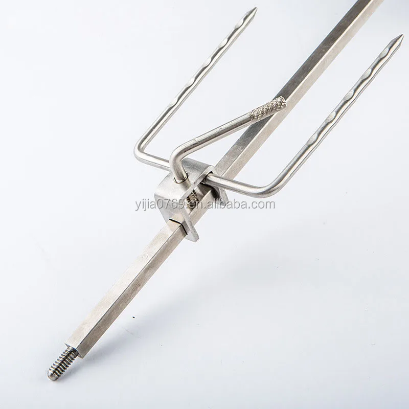 4 Prong Bbq Fork Spit Fork Meat Fork Electric Bbq Spit Kit Set In ...