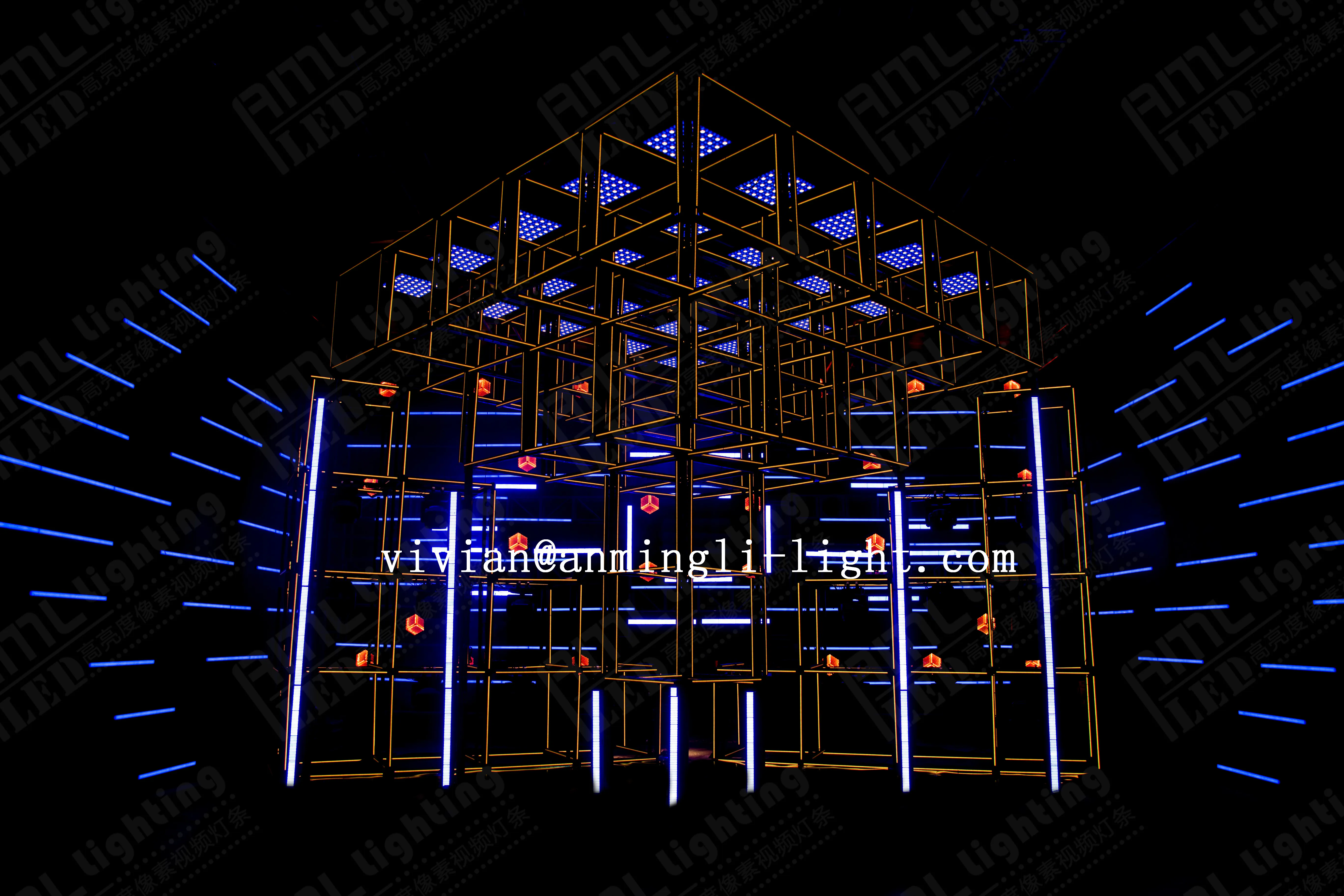 1M Artnet Bar Pixel RGB Led Pixel Mapping Strip for DJ