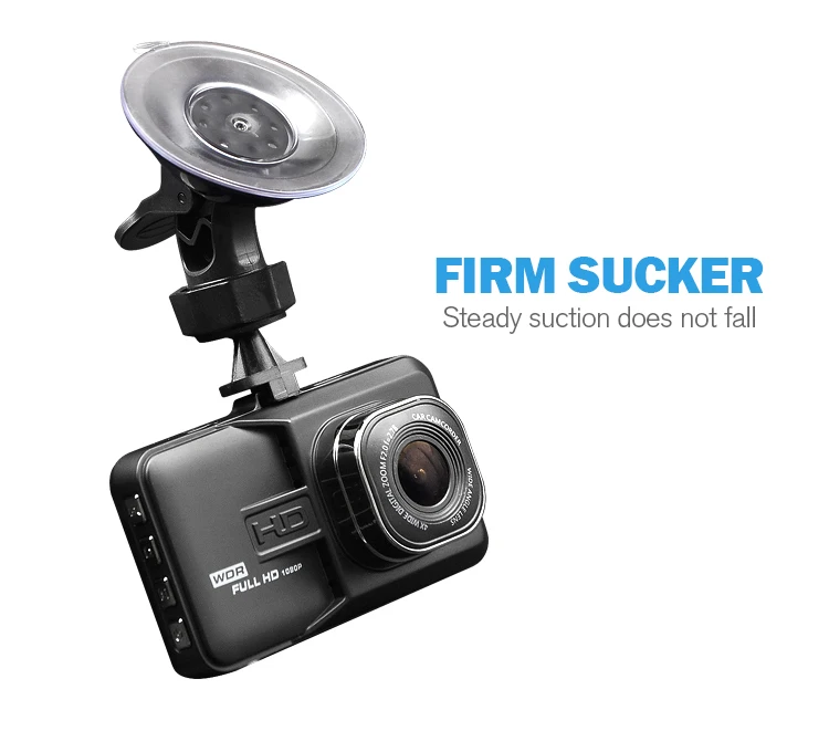 Yikoo 3.0 Inch Car DVR - Full HD Dashcam with Motion Detection