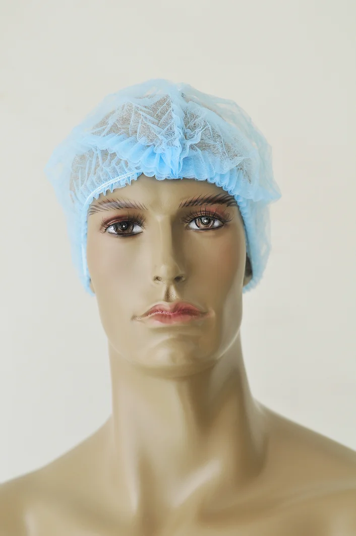 Cheap Medical Disposable Surgical Nonwoven Bouffant Nursing Cap Hairnet ...