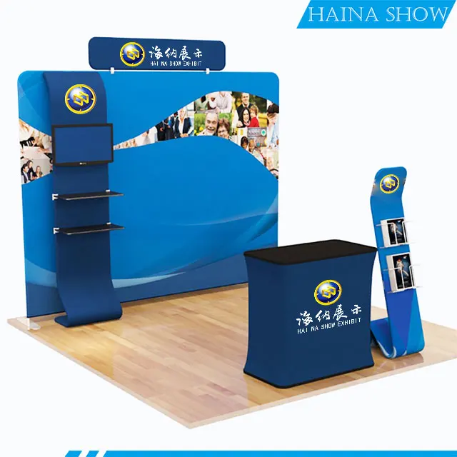 Tension Fabric Trade Show Exhibition Display Standard Shell Scheme ...