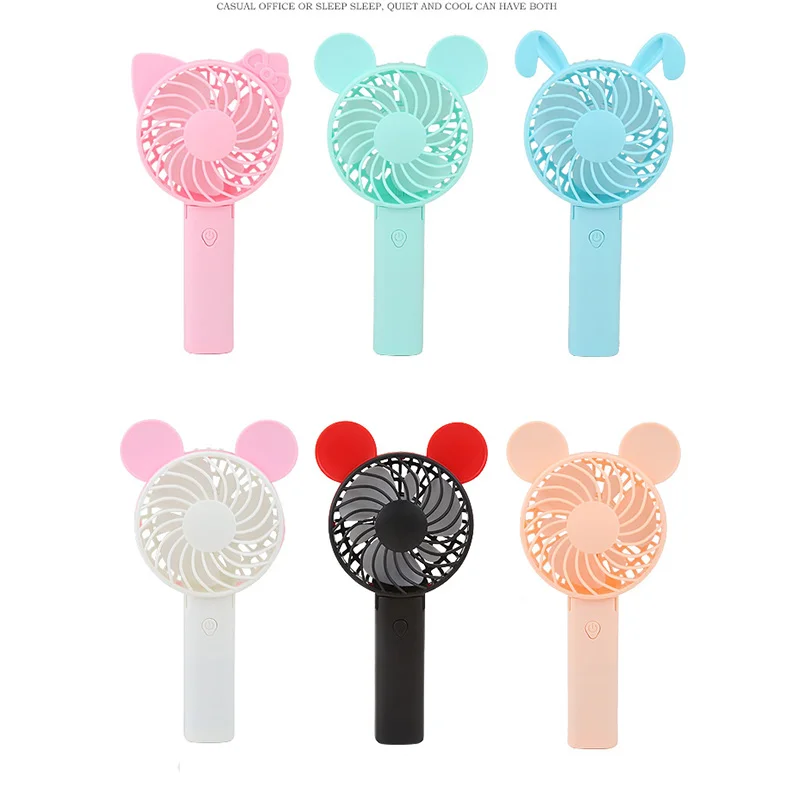 Summer Toys Rechargeable Hand Fan Cartoon Mini Fan Best Gift For ...