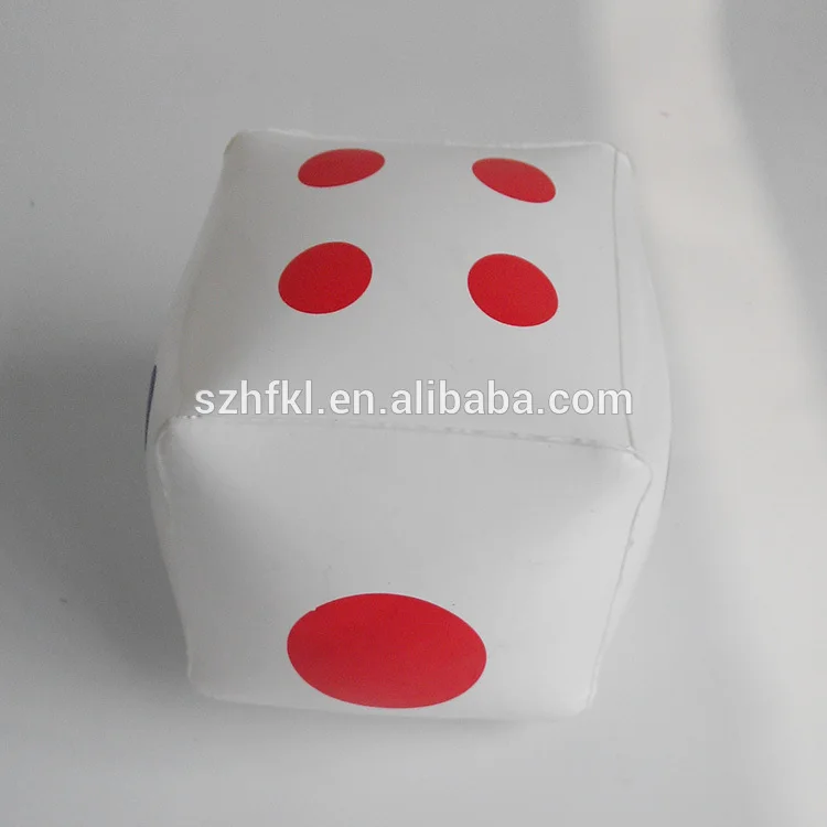 School Teaching Outdoor Use Giant Inflatable Dice With Pockets - Buy ...