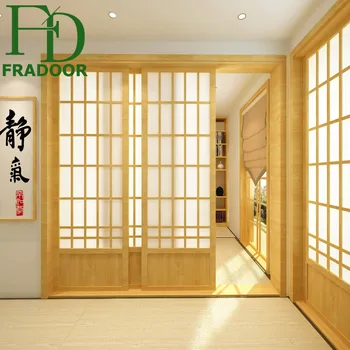 Modern Japanese Style Restaurant Wooden Sliding Doors Design - Buy ...