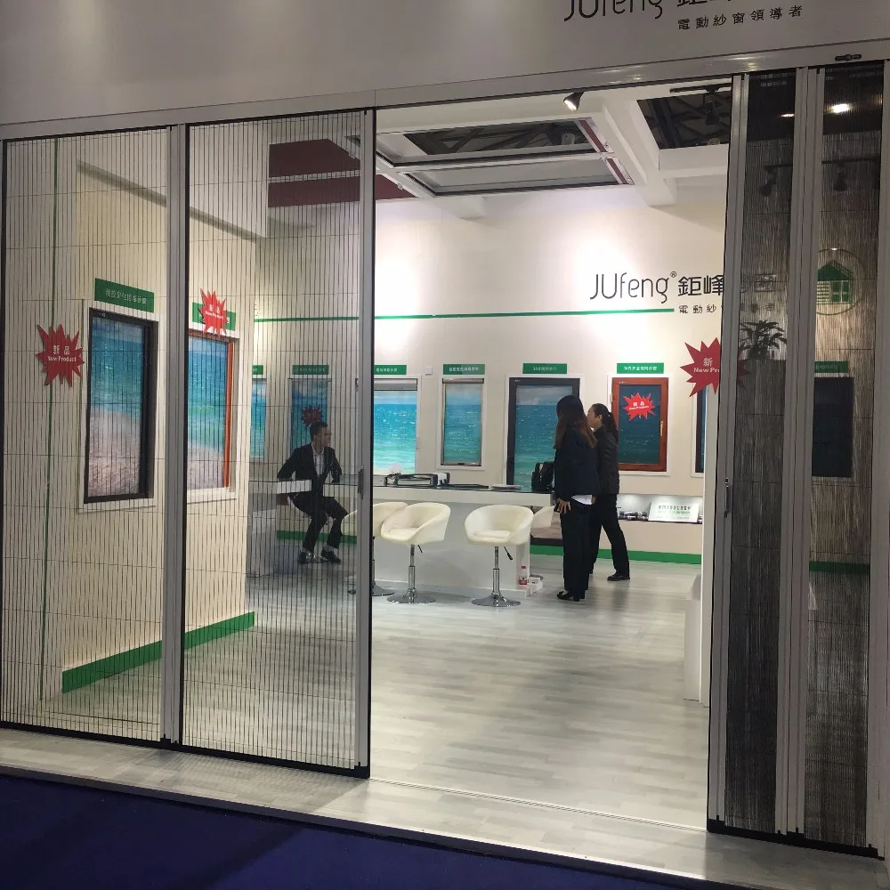 Pleated Mesh Folding Screen Door - Trackless Mosquito Net for Home ...