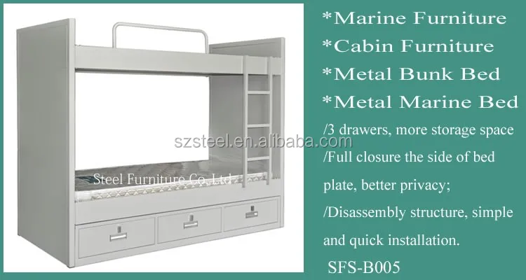 Offshore Ship Cabin Furniture Marine Bunk Berth Bunk Bed,Metal Berths ...