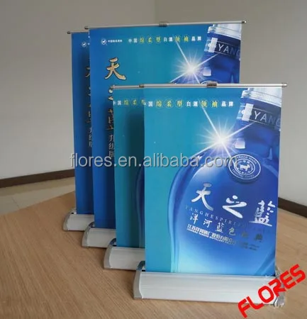 A3&a4 Mini Roll Up Banner Pocket Desktop Roll Screen - Buy A4 Mini ...
