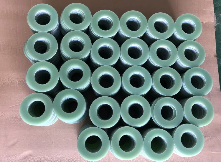 Epoxy Fiberglass G10 Washer Insulation Electrical Flange Fr4 G10 Gaskets