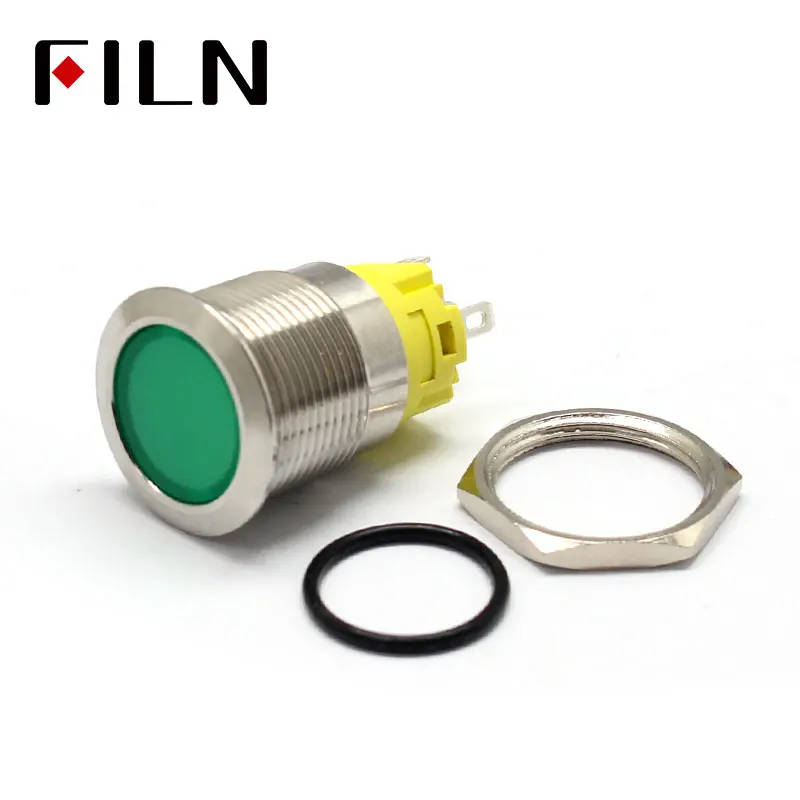 IP67 Waterproof Metal LED Warning Indicator Light Signal Lamp