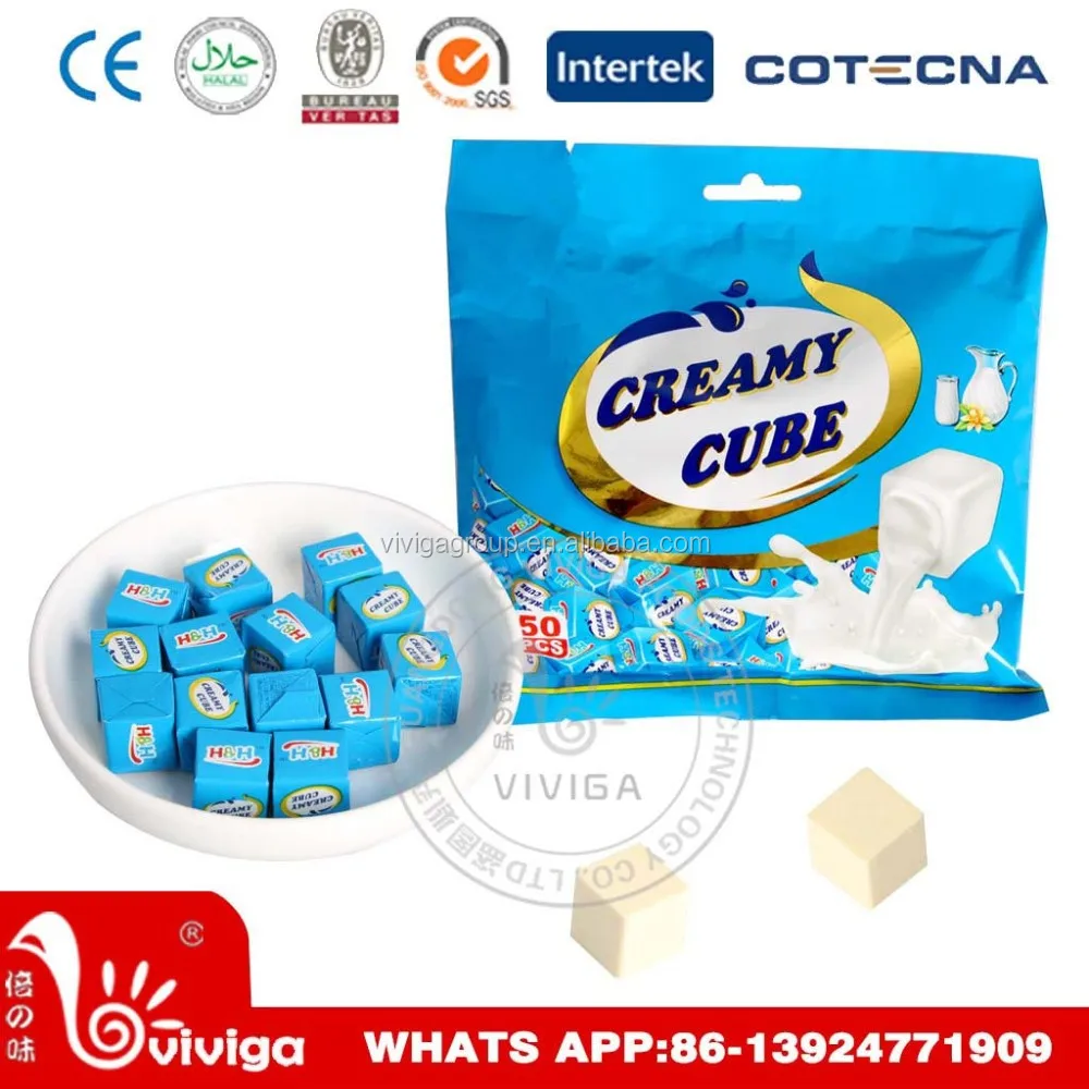 2.75g Sweet Square Creamy Milk Cube Candy Hard Milk Candy - Buy Milk ...