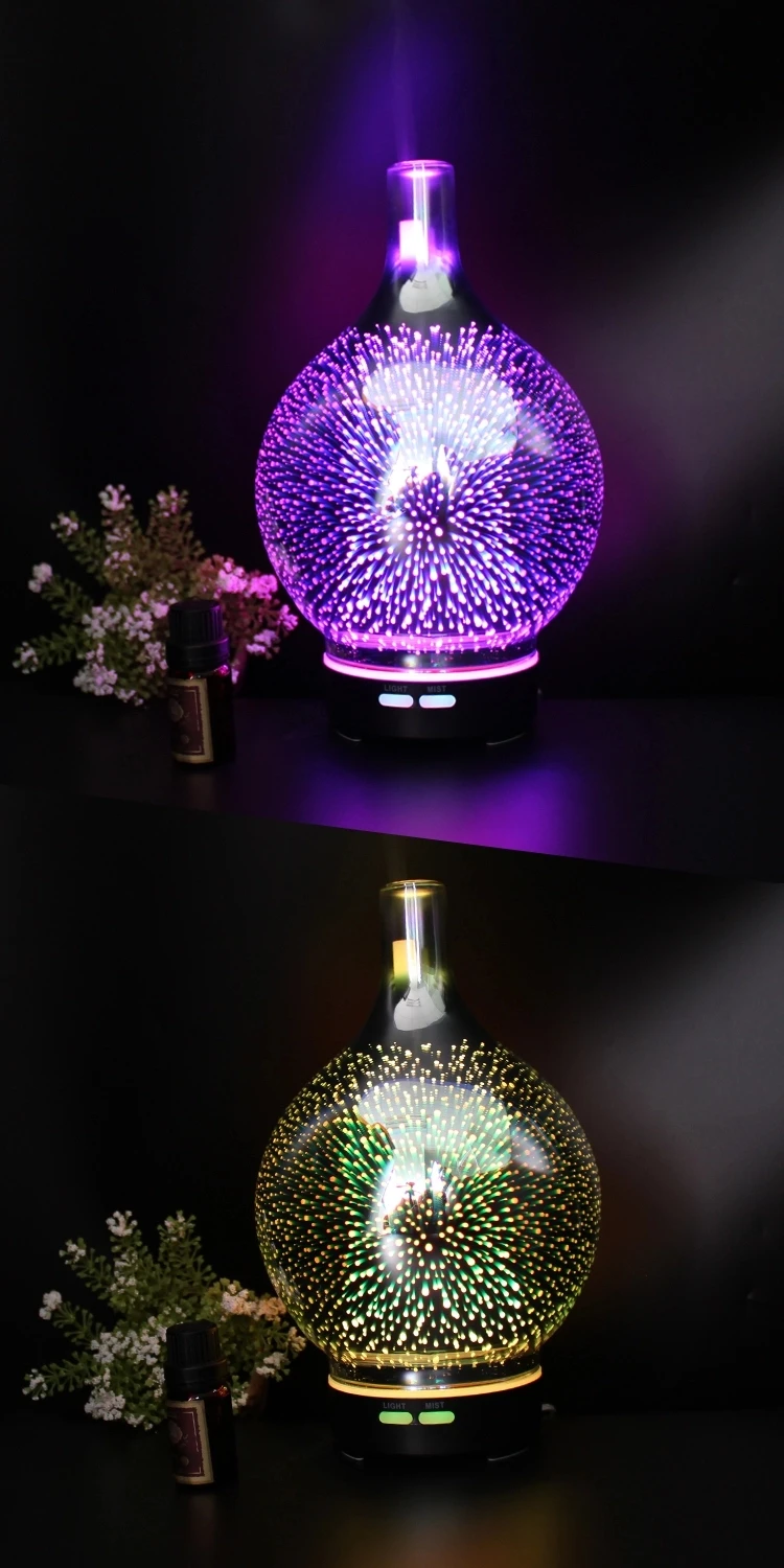 Shenzhen Factory 3d Effect Glass Commercial Ultrasonic Air Humidifier ...