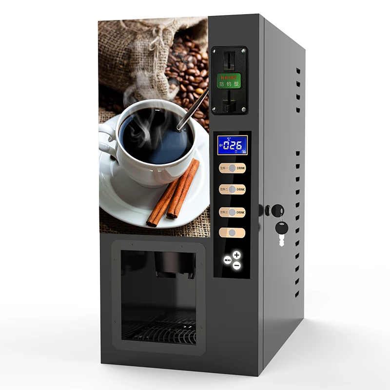 Automatic Coffee Dispenser Coin Operated Tea Coffee Vending Machine ...