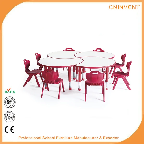 Kids Simple Design U Shape Table And Chair Set For Children Studying ...