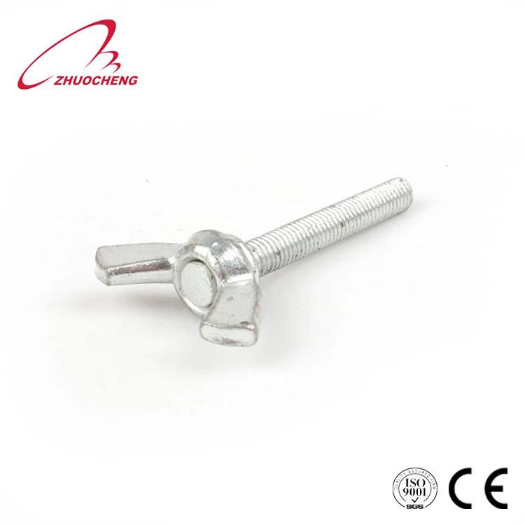 Carbon Steel M6 Wing Nuts Bolt Screw With Zinc Plated - Buy M6 Wing Nuts Bolt Screw,Folding Wing ...