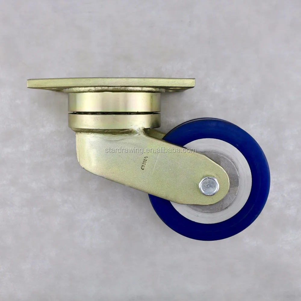 SS High Performance Ergonomic Dual Double Wheel Caster Maintenance Free ...