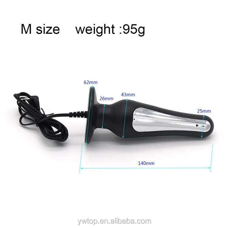 Anal Plug Prostate Massage Electric Stimulate Electric Shock Device ...