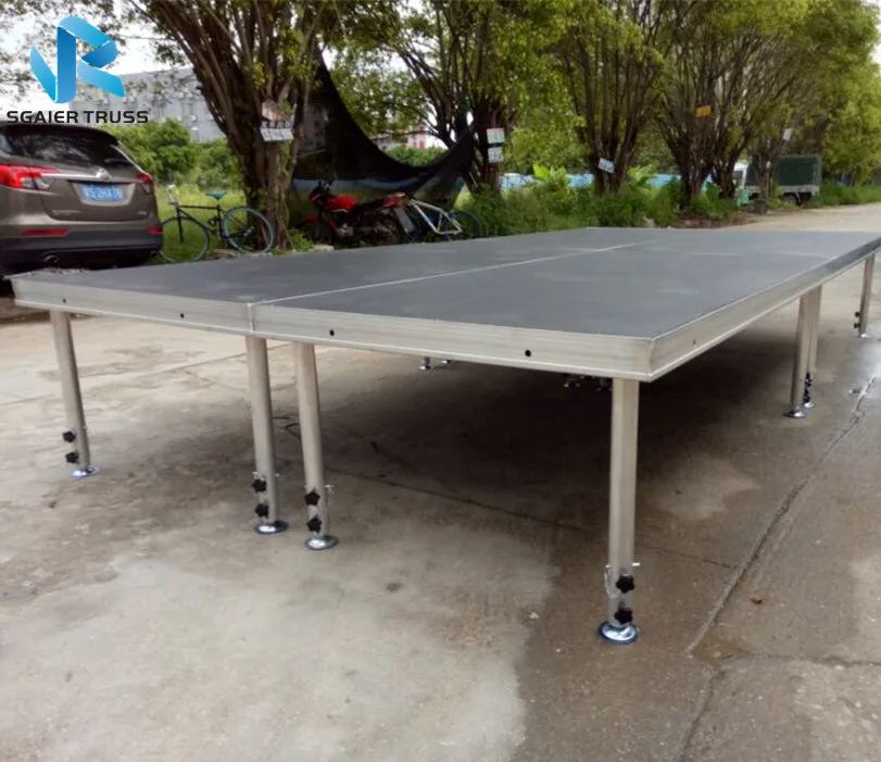 Aluminum Portable Stage - Adjustable Legs & Competitive Price