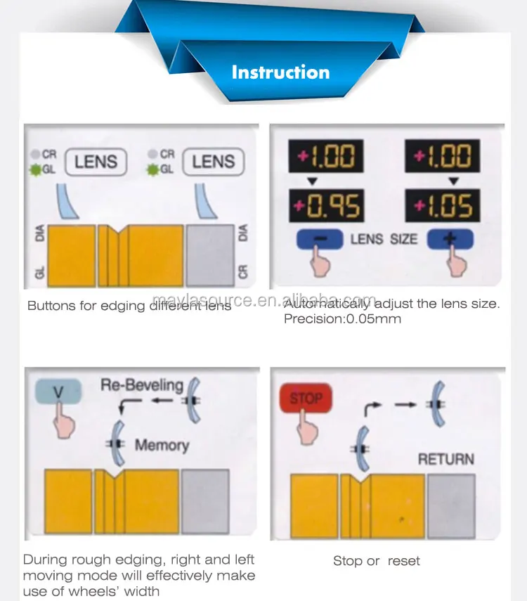 Optical Lens Edging Machine - Efficient & Precise Lab Equipment