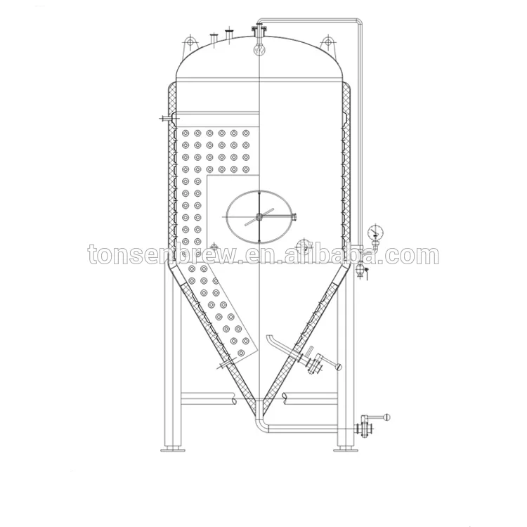 Fermentation Tank 200L, 300L, 500L, 1000L, 2000L Capacity Beer ...